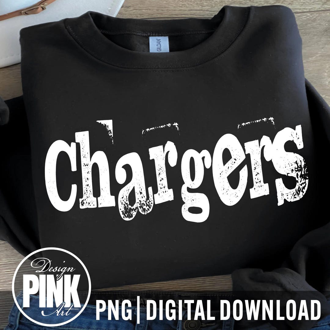 Chargers PNG, School Spirit Design, Digital Download for T-shirts ...