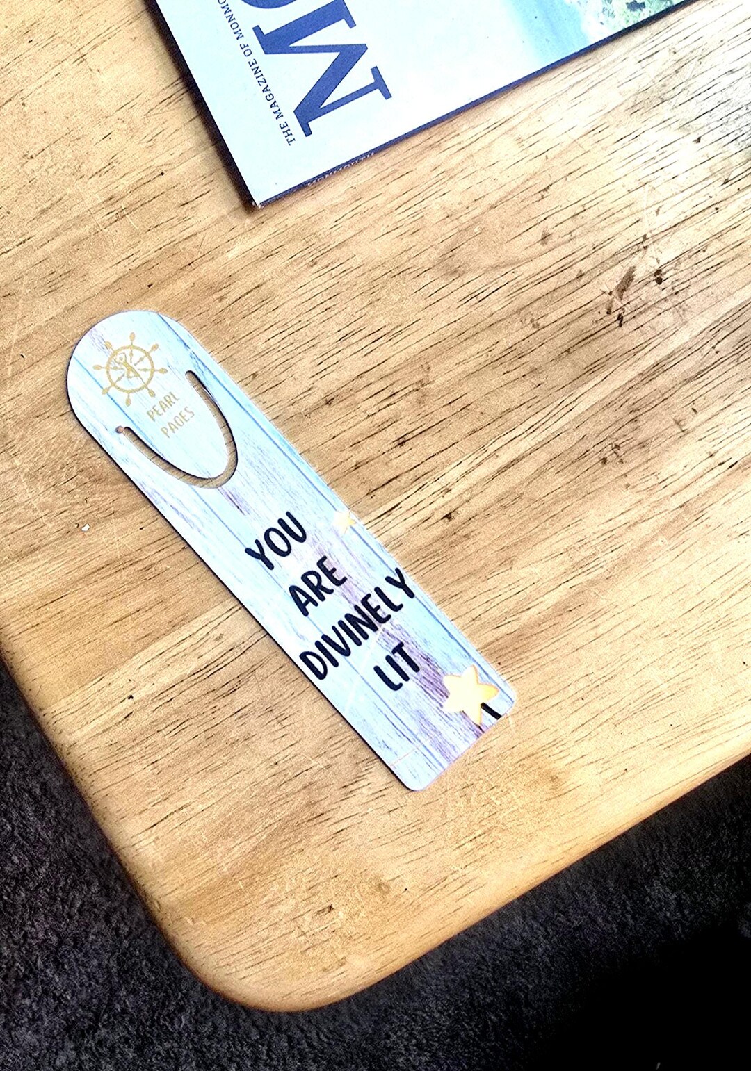 Divinely Lit Bookmark - Inspirational Reading Accessory, Unique Gift ...