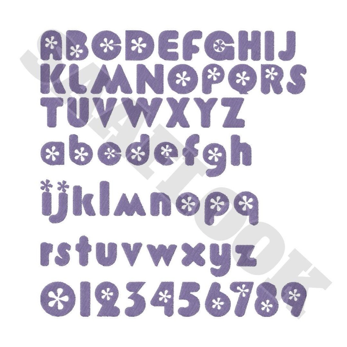 DST Embroidery Fonts for Tajima Machines: 250 Bundle (1 - 3 Inch) - Etsy