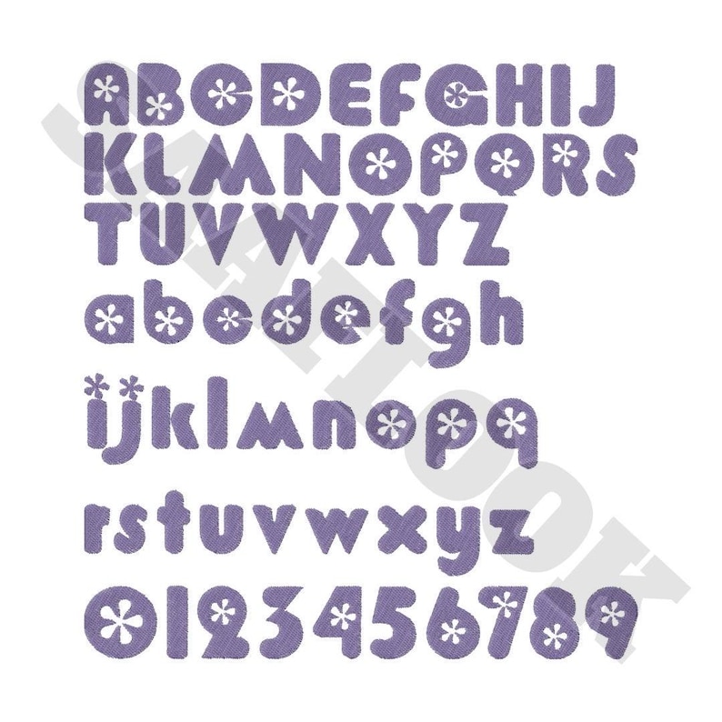 DST Embroidery Fonts for Tajima Machines: 250 Bundle (1 - 3 Inch) - Etsy