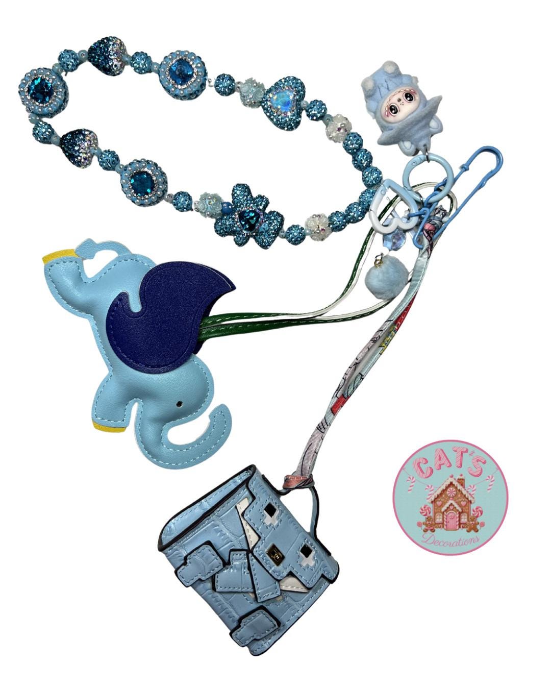 Labubu Bag Charm and Airpods Mini Bag Charm - Etsy