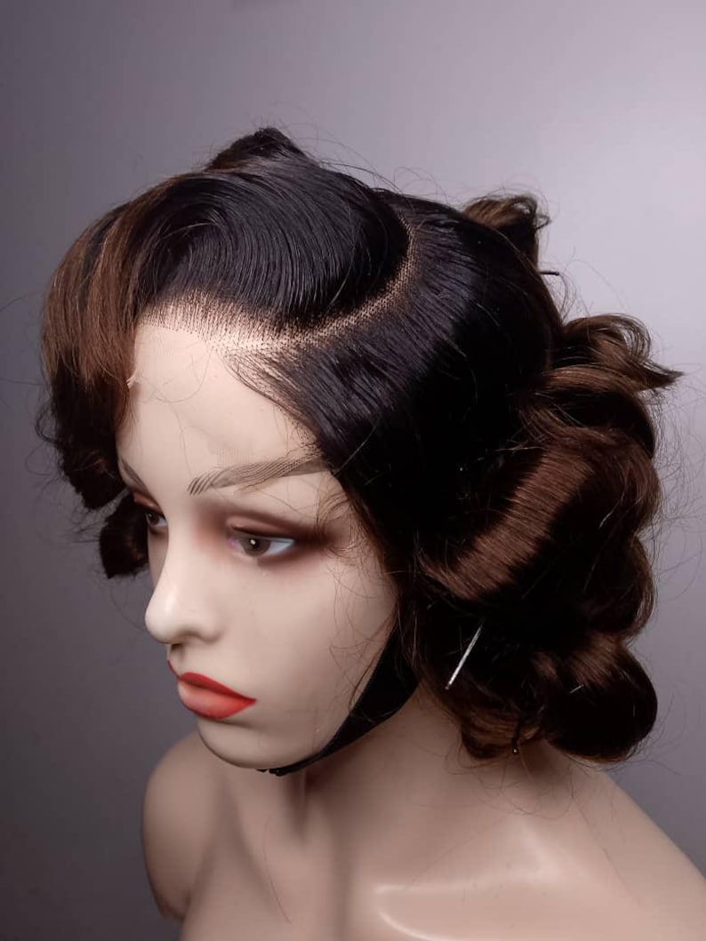 Human Hair Wig, Bounce Wig, Protective Style - Etsy