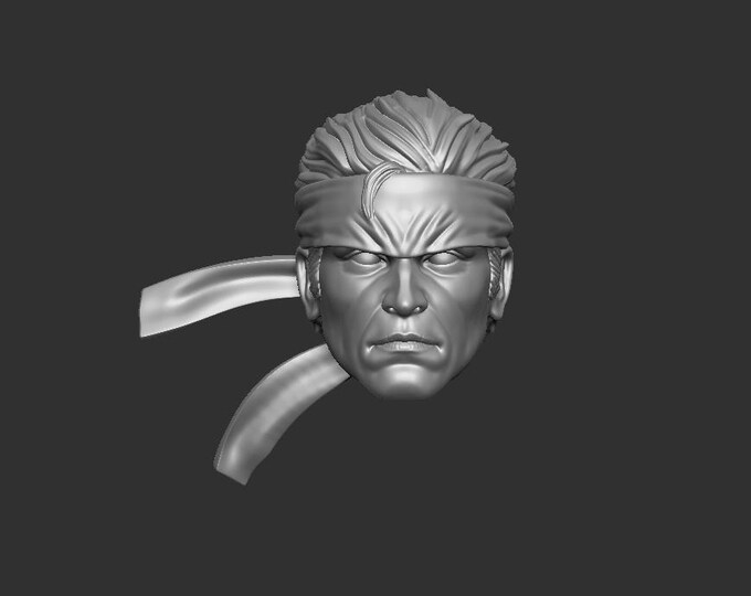 ONE12 Scale Head METAL GEAR SOLID Snake - Etsy