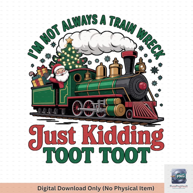Christmas Train Wreck - Etsy