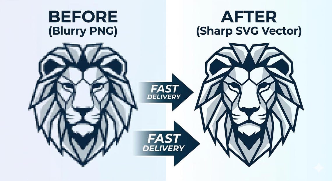 Servicio de trazado vectorial SVG personalizado / Conversión de ...