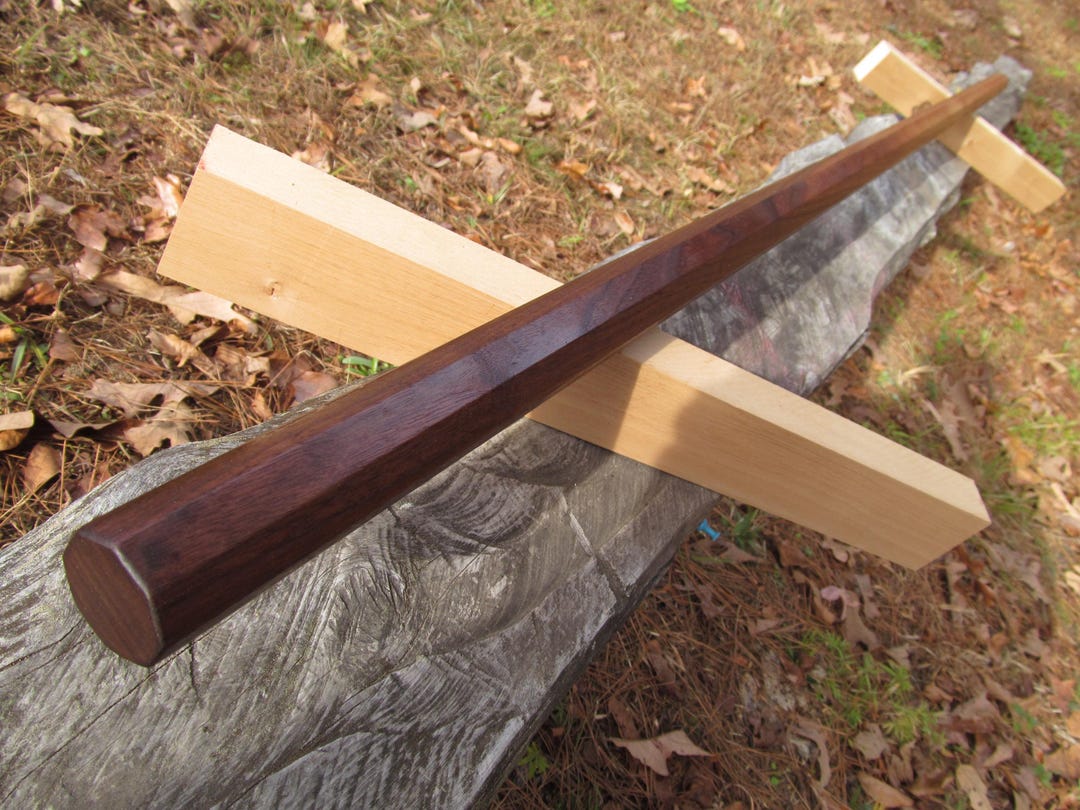 Walnut Octagonal Staff - Etsy