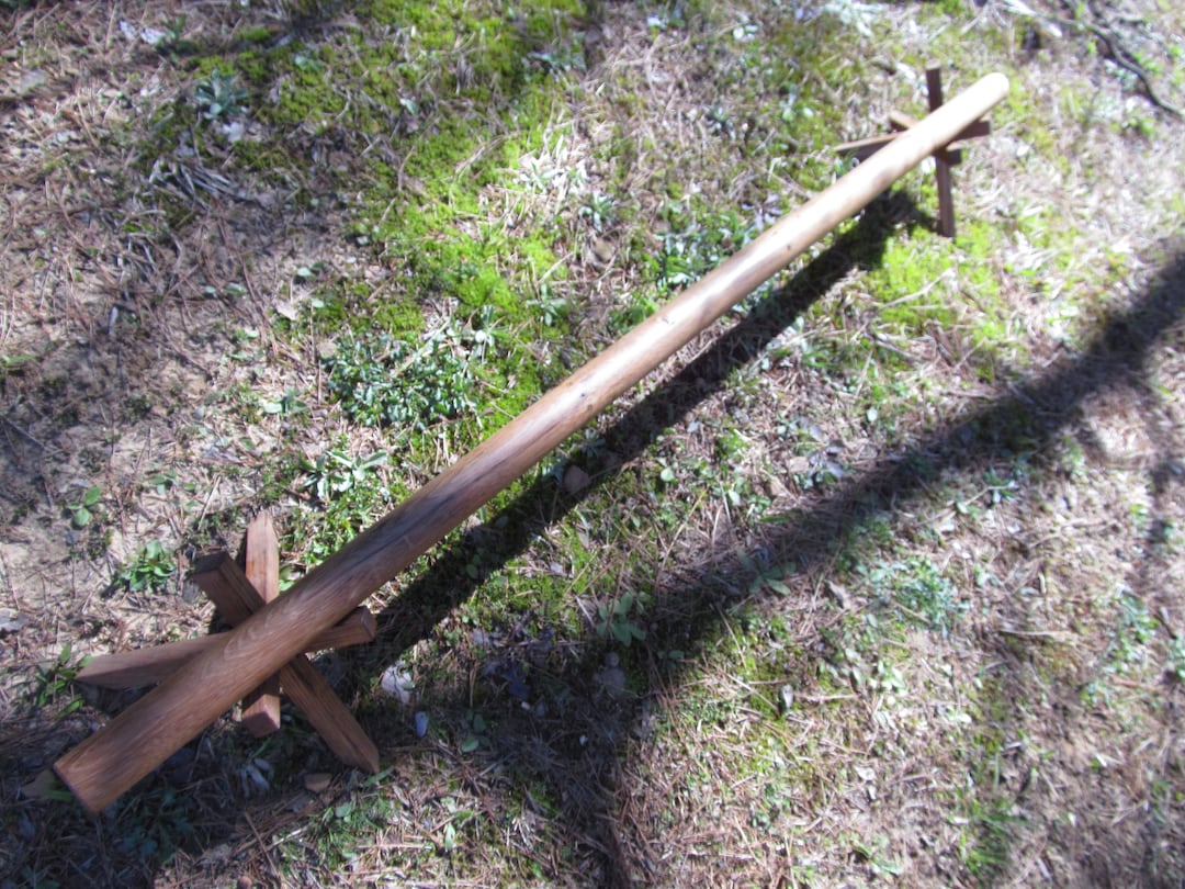 Rustic Hickory Short Staff 52L the Mockernut - Etsy