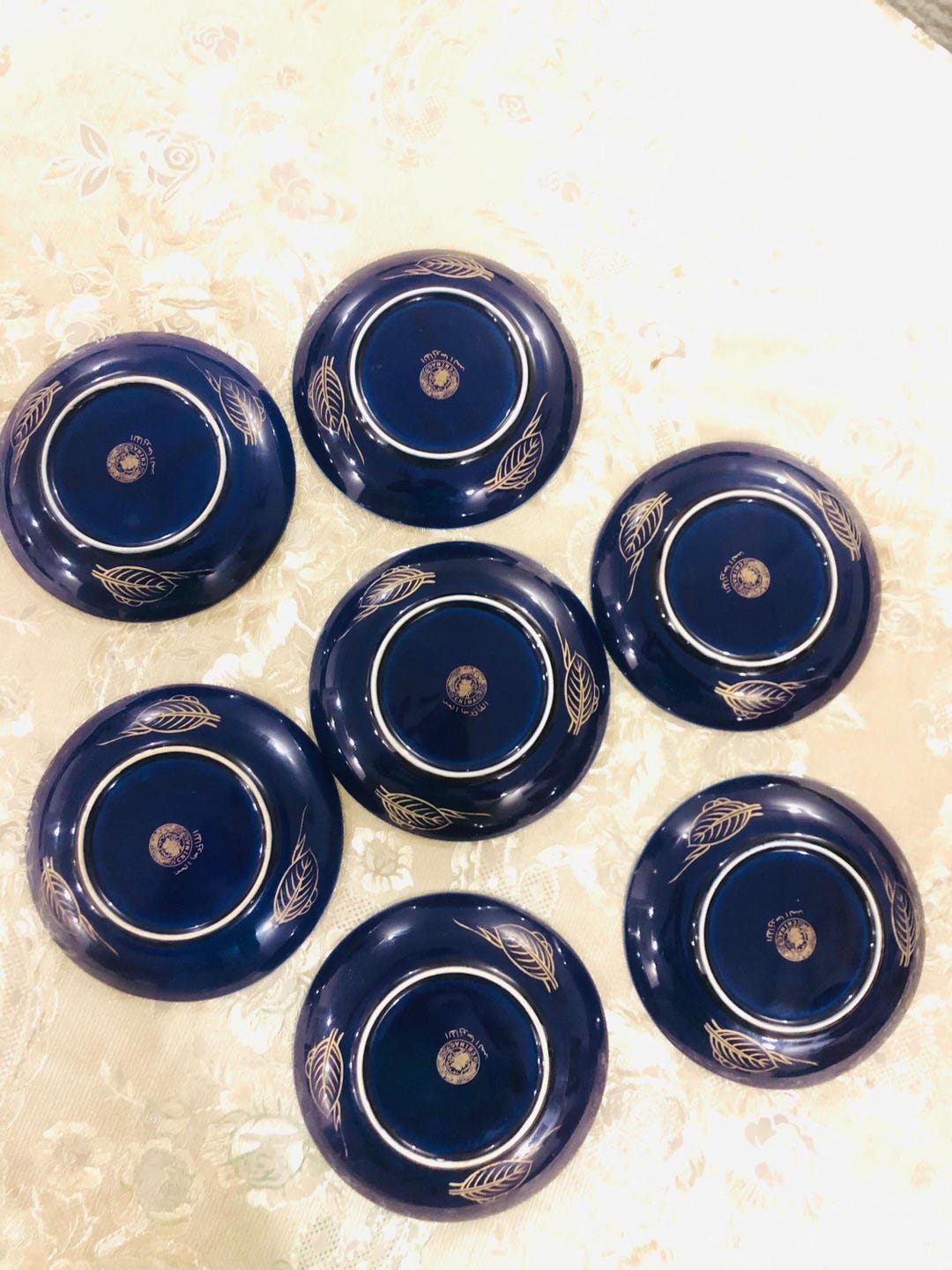 A Set of the 7 Dishes Authentic Moroccan Taous Plates - Etsy