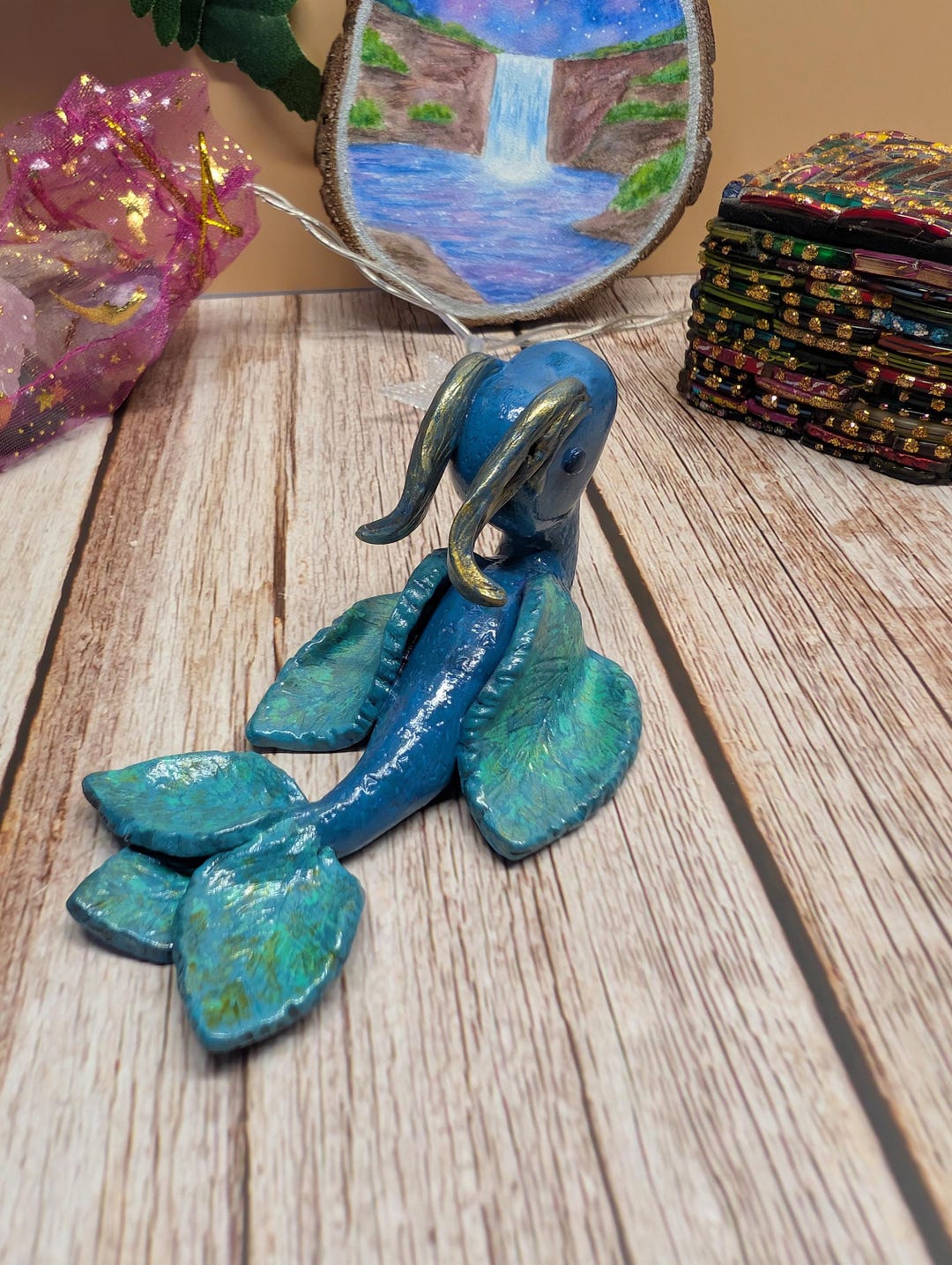 Sea Drake Miniature - One of a Kind Polymer Clay Sculpture – Handmade ...