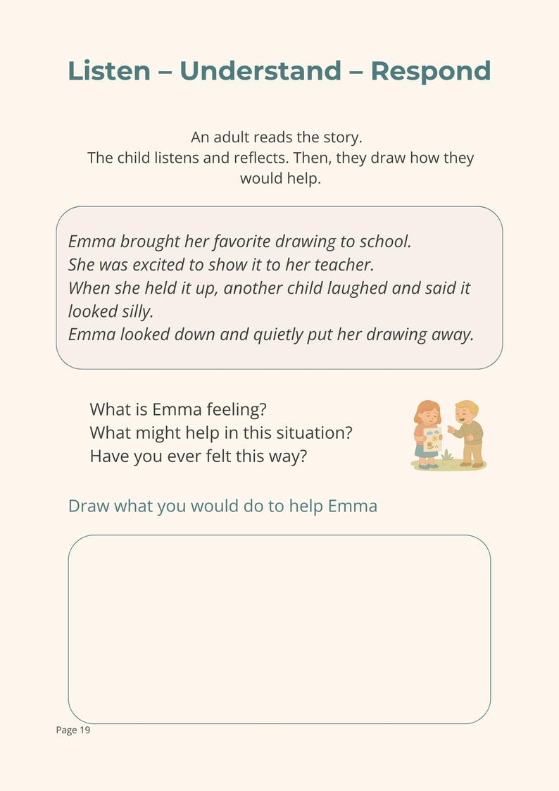 Montessori Feelings Flashcards: Social Emotional Learning (printable ...