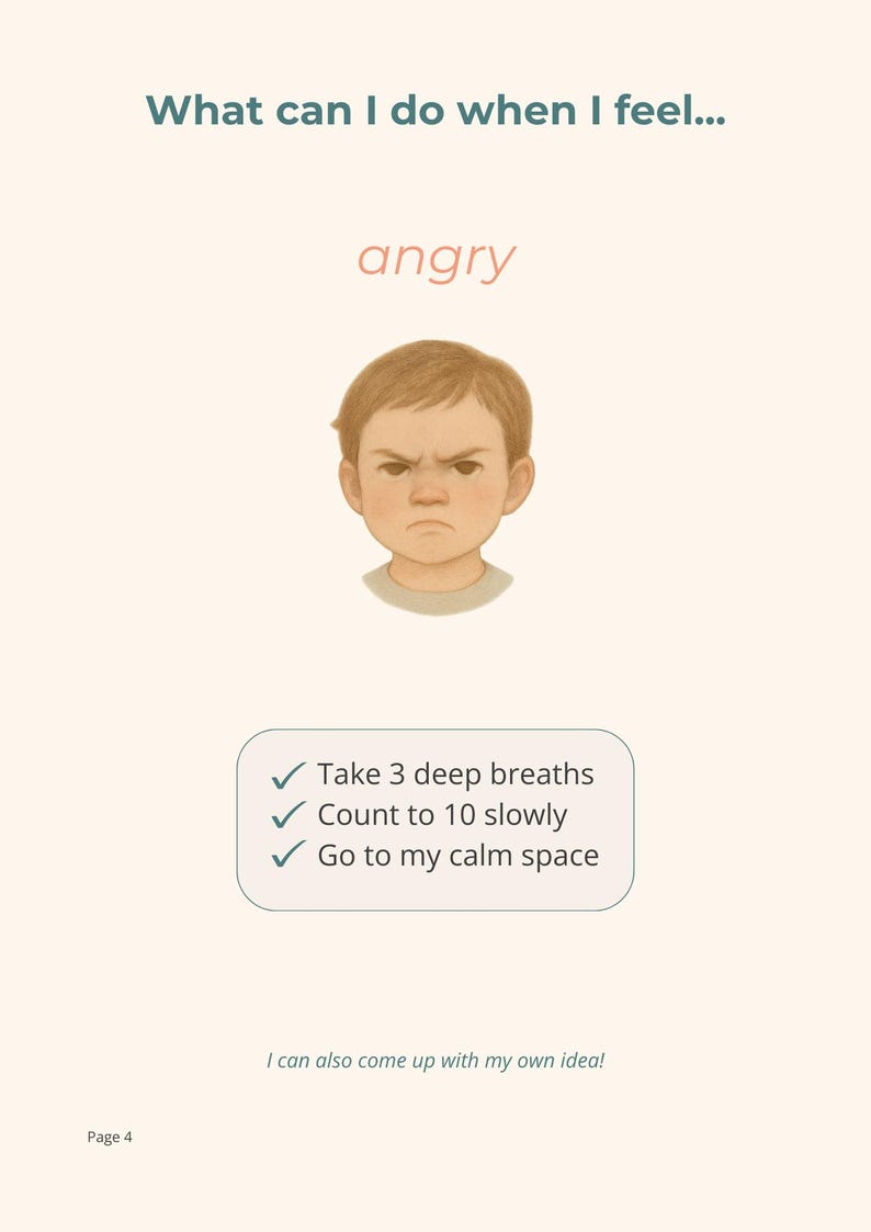 Montessori Feelings Flashcards: Social Emotional Learning (printable ...