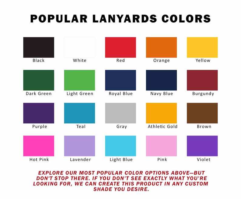 Custom Full Color Lanyards | Personalized Logo Lanyards | Badge Holders ...