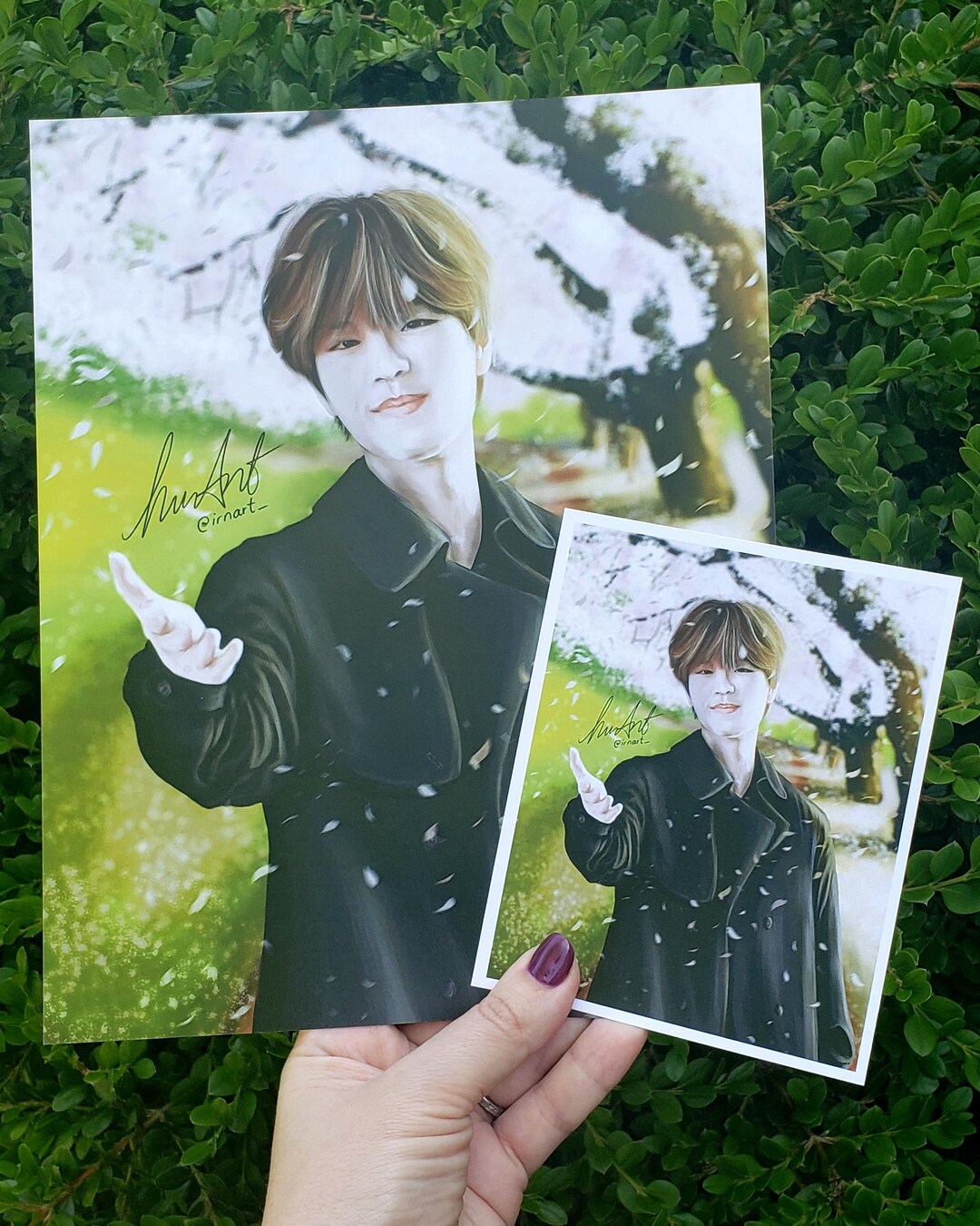 Cherry Blossom Seungmin - Stray Kids Print (seungmin) - Etsy