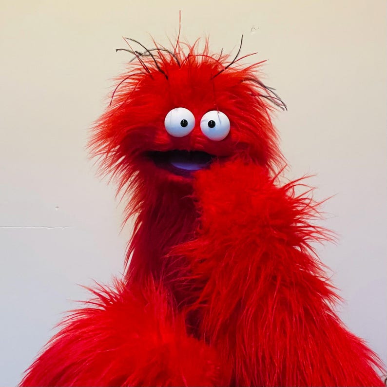 Professional Practice Puppet (live-hands Monster) - Etsy