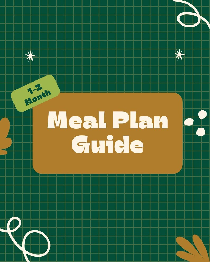 Meal Plan Guide - Etsy