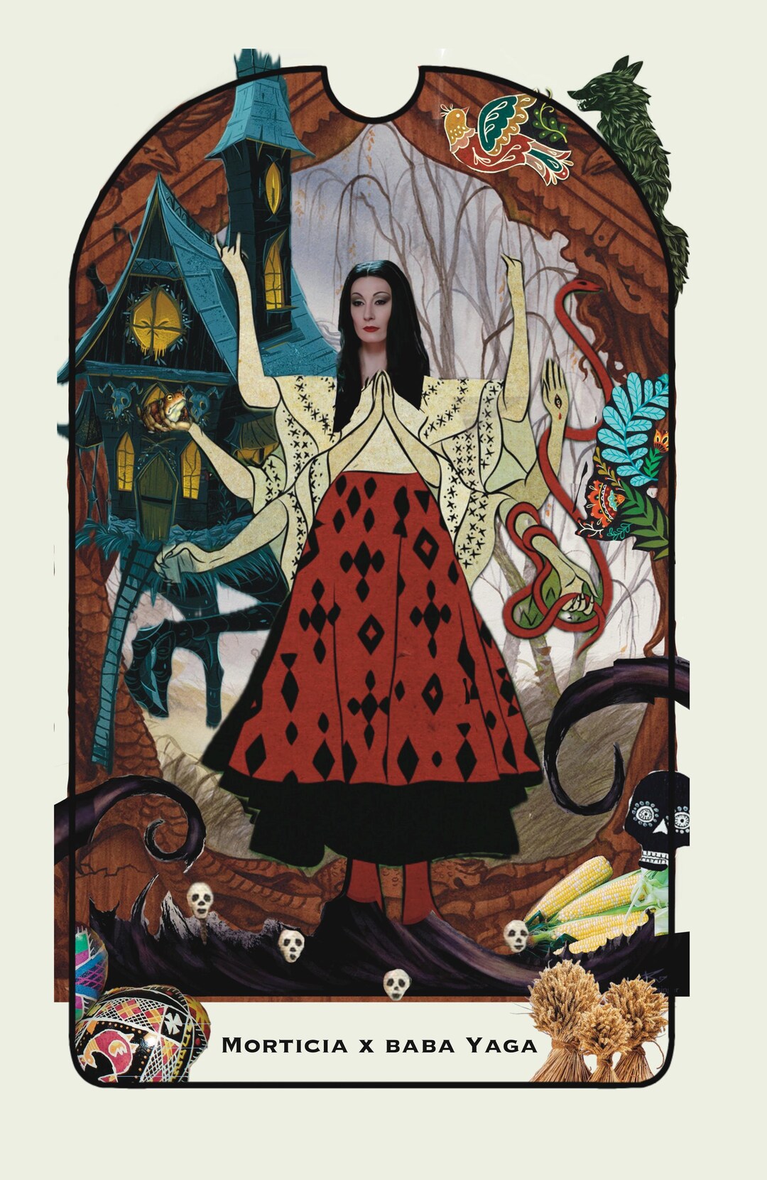 Morticia X Baba Yaga Zine + Meditation | Shadow Work Ritual for ...