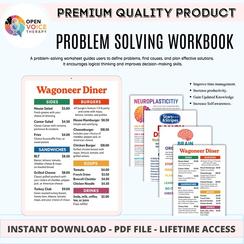 Problem Solving Pack - Etsy