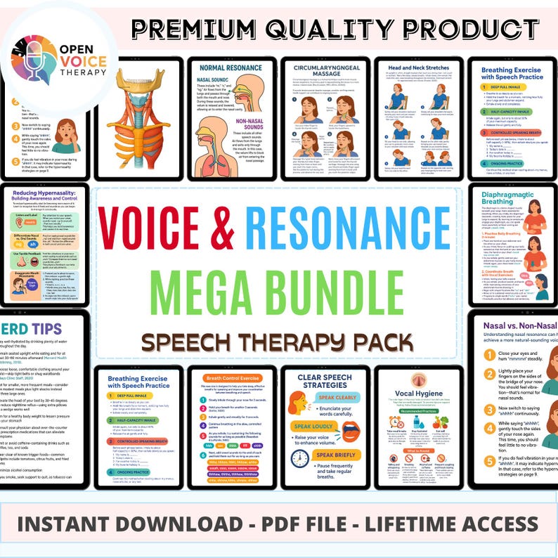 The Voice & Resonance Workbooks PDF for Voice Therapy Evidence Based ...