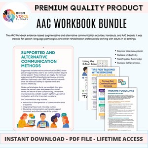 The AAC Workbook PDF, Augmentative and Alternative Communication ...