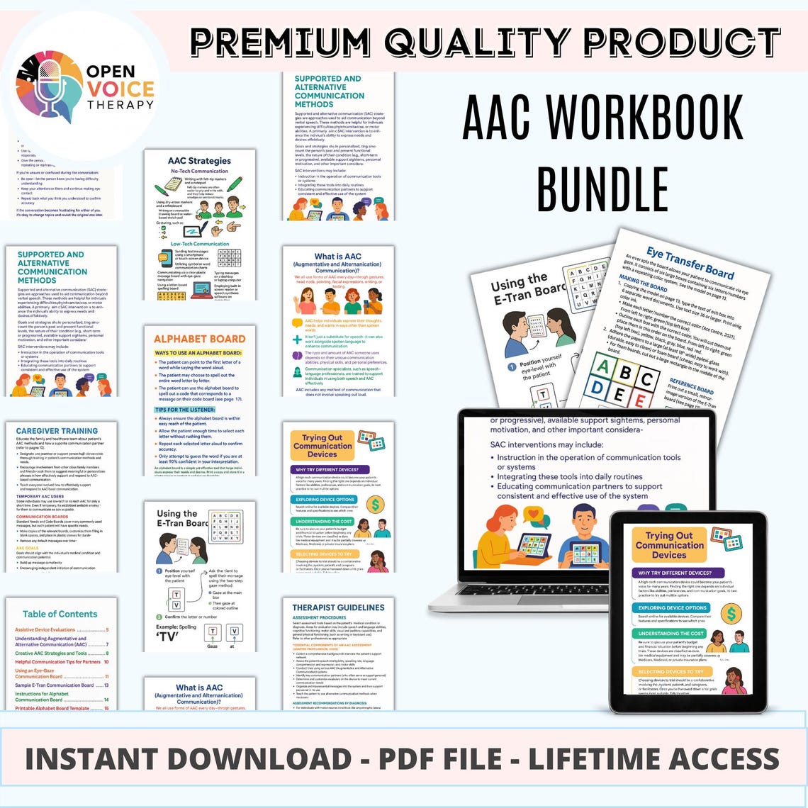 The AAC Workbook PDF, Augmentative and Alternative Communication ...