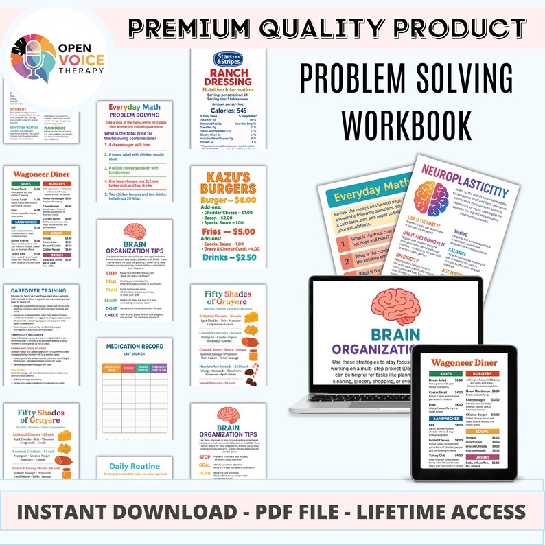 Problem Solving Pack - Etsy