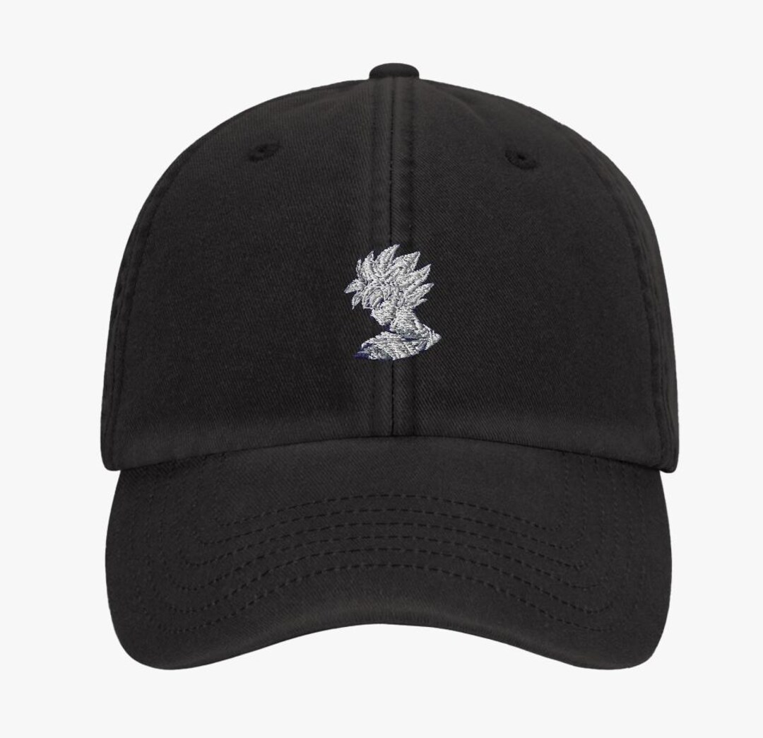Super Sayian Goku Embroidered Cap | Minimalist Dragon Ball Z Hat ...