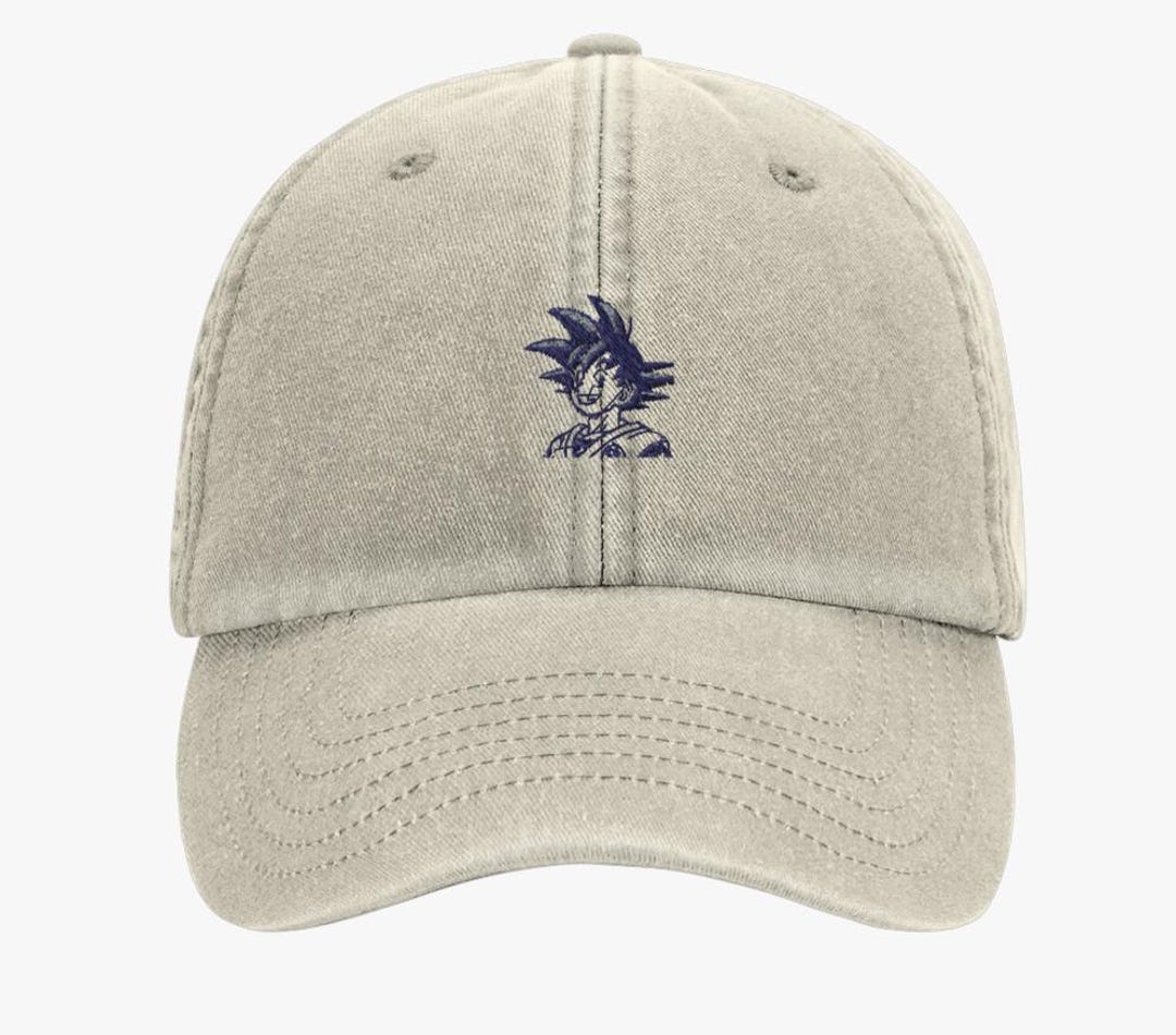 Goku Embroidered Cap | Minimalist Dragon Ball Z Hat | Adjustable Dad ...