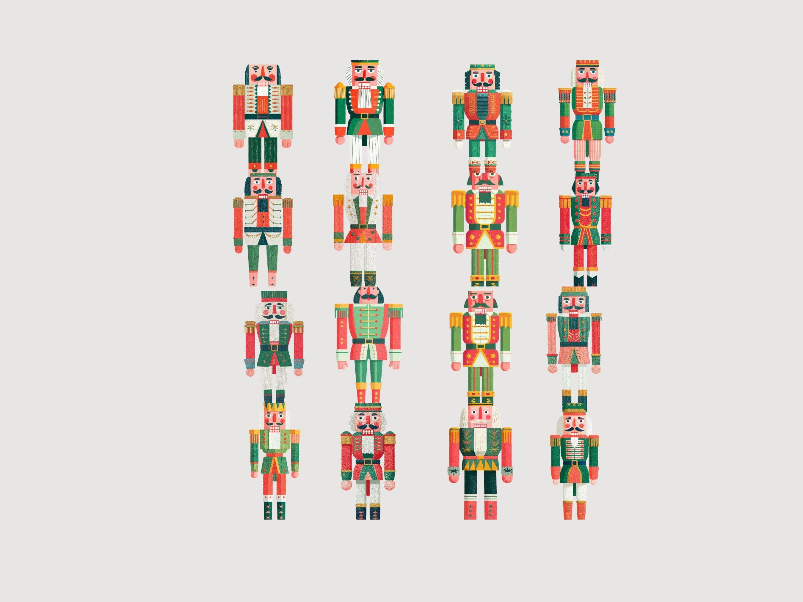 Nutcracker Christmas Printables Bundle Vintage Watercolor Modern and ...