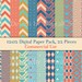 Tribal Digital Paper, Digital Paper Tribal, Digital Paper Geometric ...