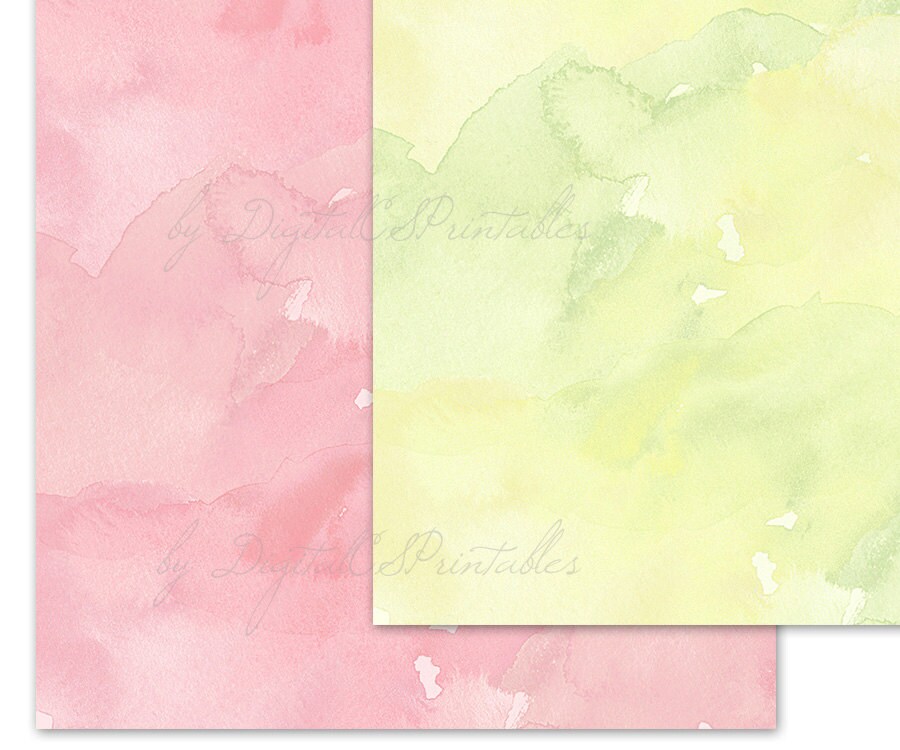 Watercolor Digital Papers Watercolor Background Watercolor Paper Spring ...