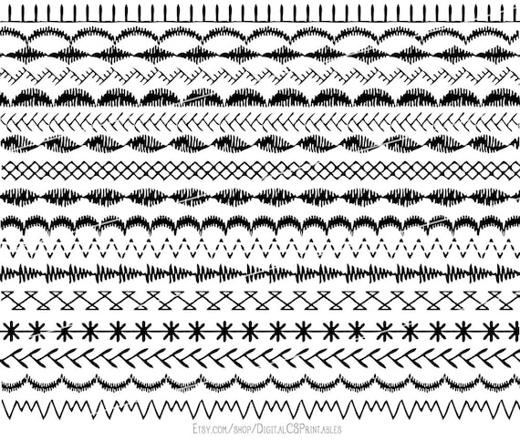 Sewing Border Clip Art