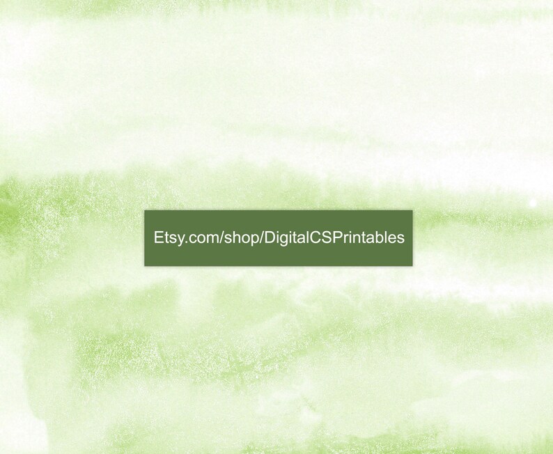 Green Digital Paper Green Watercolor Digital Paper Pack Green ...