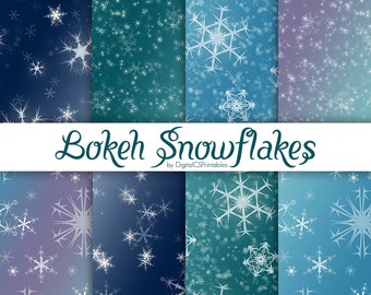 Bokeh Digital Paper: bokeh Light Scrapbook Papers - Etsy