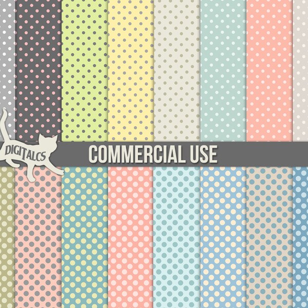 Polka Dot Paper - Etsy