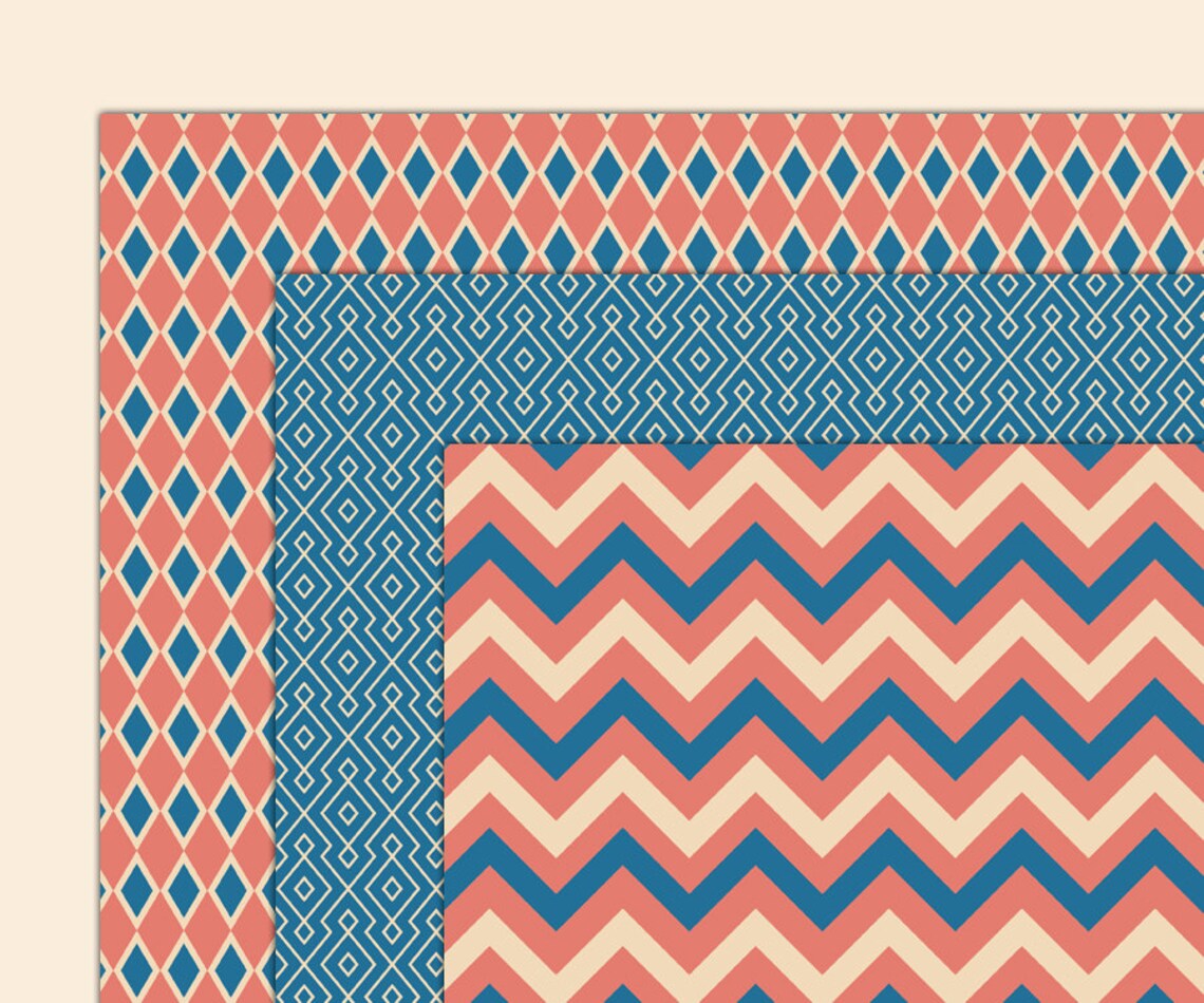 Tribal Digital Paper, Digital Paper Tribal, Digital Paper Geometric ...