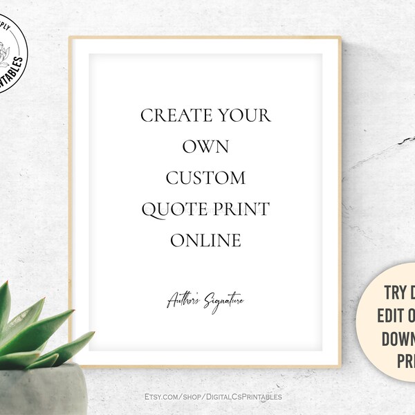 Custom Quote Signs - Etsy