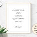 Editable Quote Sign Custom Print Custom Sign Template Print Create Your ...