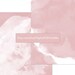 Dusty Rose Digital Paper Dusty Pink Watercolor Papers Commercial Use ...