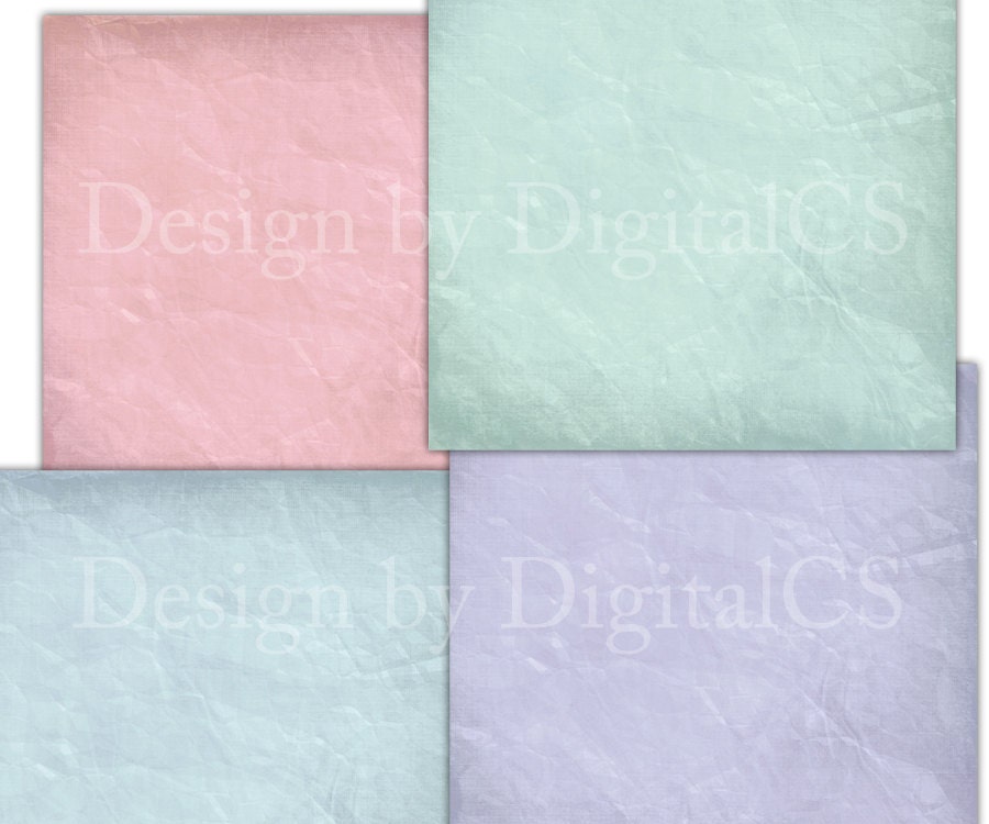 Textured Digital Paper Crinkle Paper Pastel Digital Paper Digital ...