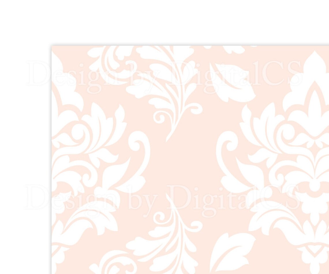 Peach wedding digital paper Beige wedding paper Printable | Etsy