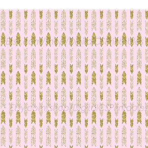 Gold and Pink Arrow Digital Paper Arrow Gold Glitter Digital Paper ...