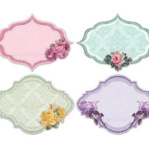Shabby Chic Clipart Frames Clipart Borders Shabby Chic Tags Shabby Chic ...