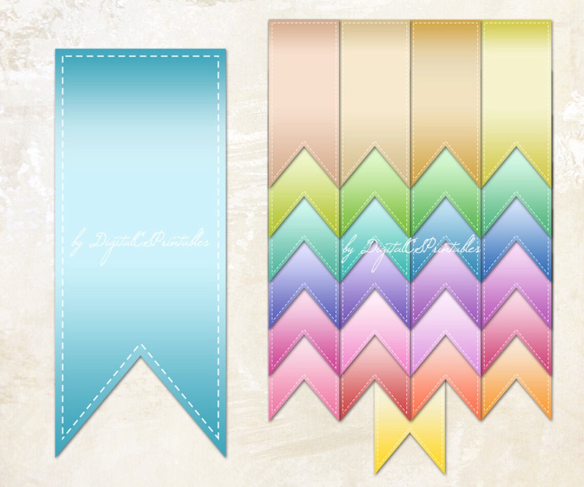 Flag clipart Design elements Ribbon clipart flag clip art | Etsy