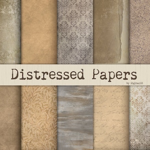 Distressed Grunge Digital Paper Vintage Digital Paper Rustic - Etsy