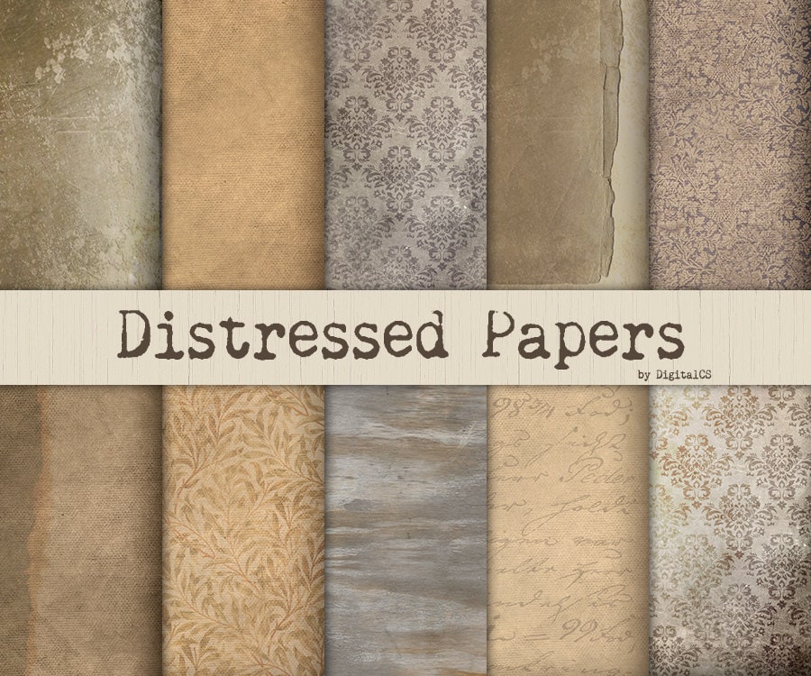 Distressed Grunge Digital Paper Vintage Digital Paper Rustic - Etsy