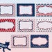 4th of July Clipart Frames Digital Frame Clipart Clip Art Independence ...