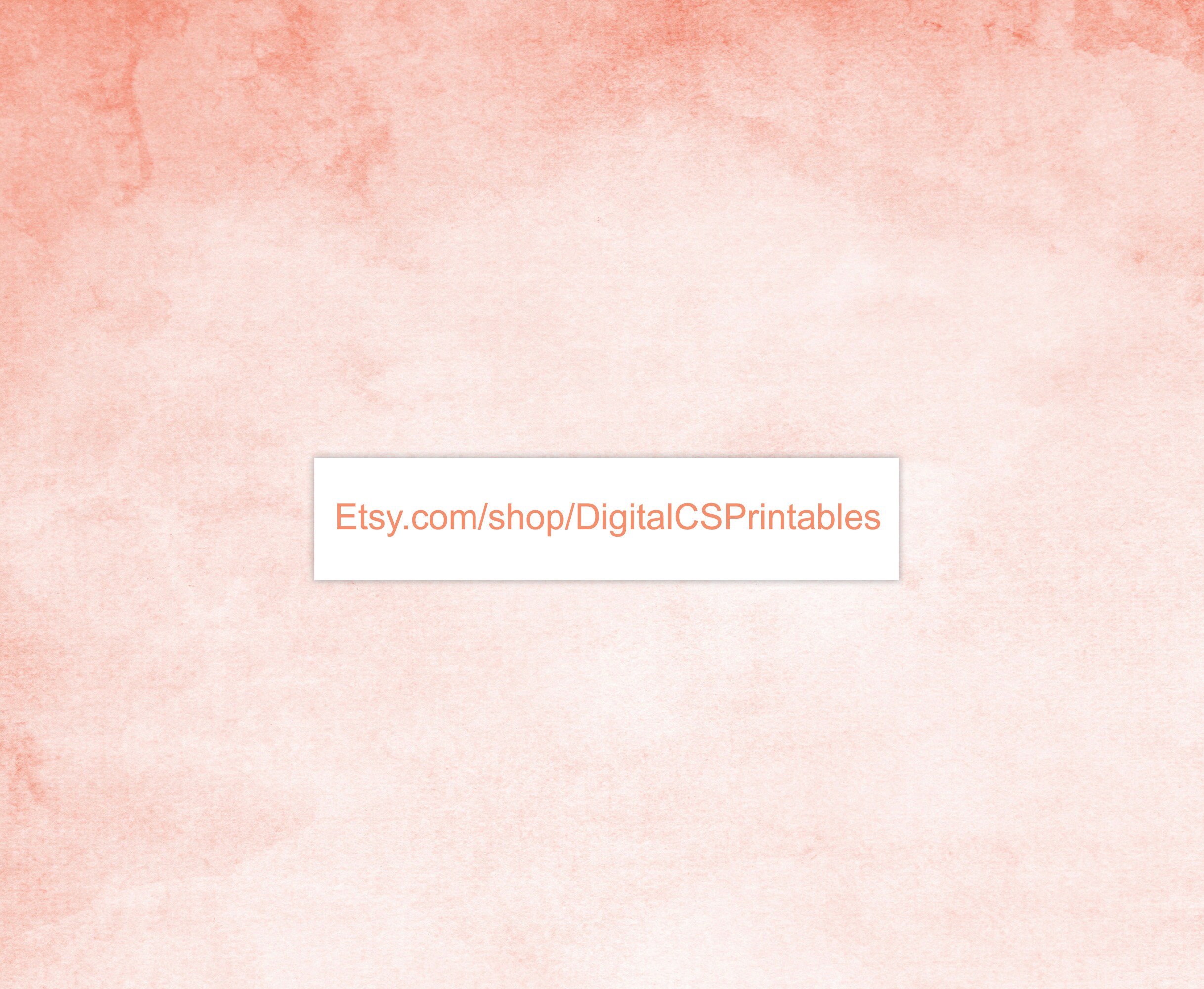 Peach Digital Paper Peach Pink Watercolor Digital Paper Pack Commercial ...