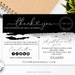 Editable Customer Appreciation Card Business Template Black Printable ...