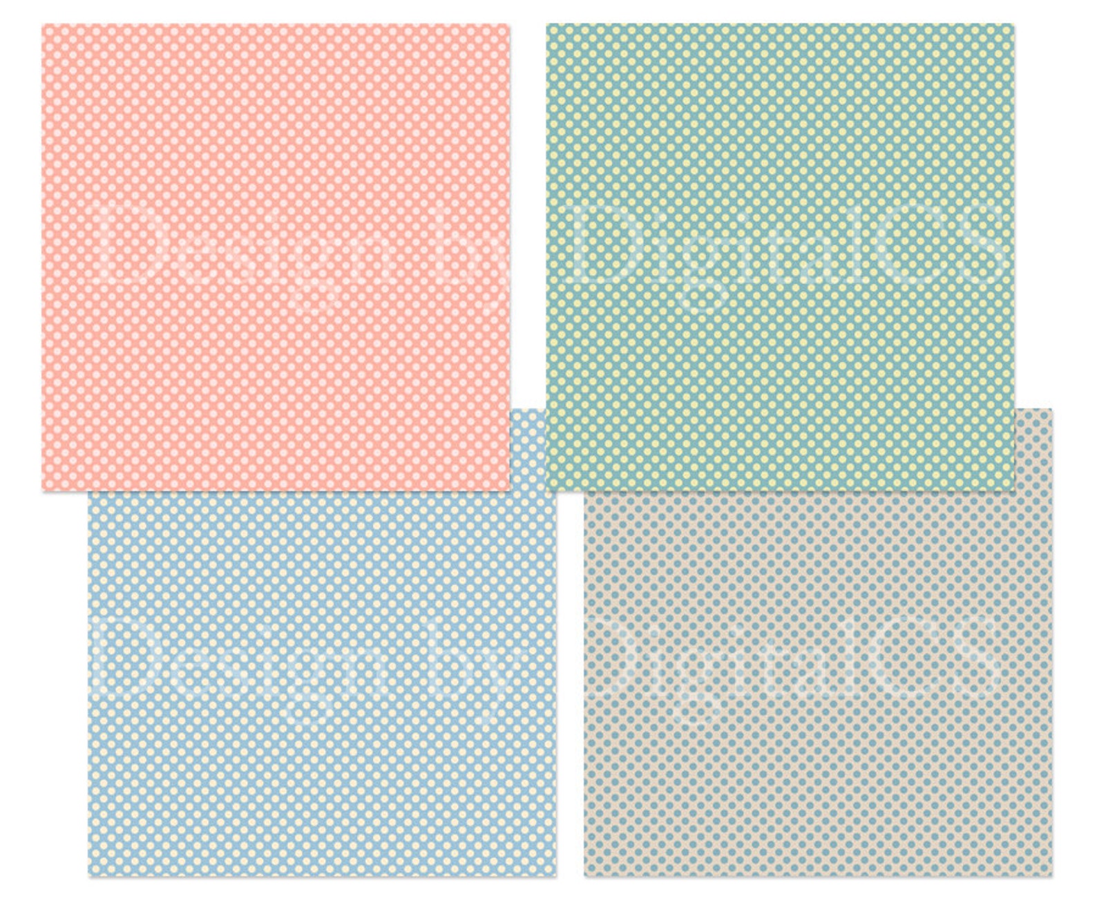 Polka Dot Digital Paper Digital Paper Dots Digital Paper Polka - Etsy