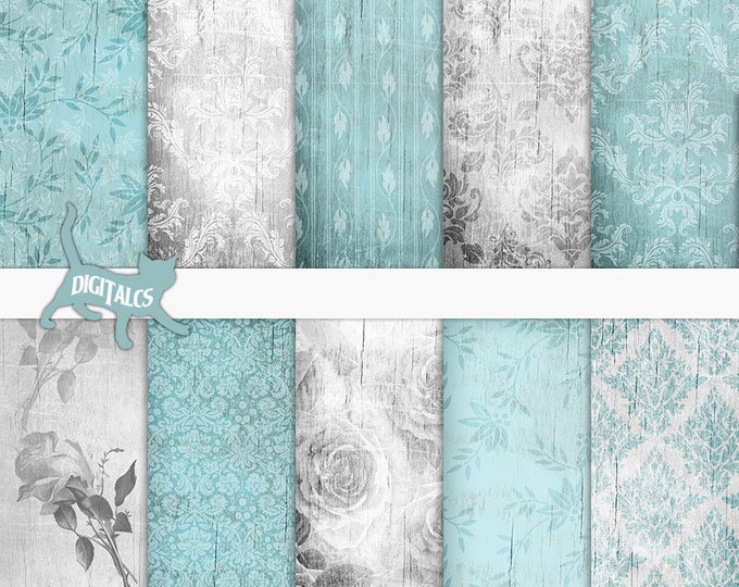 Shabby Chic Digital Paper Wood Digital Paper Shabby Chic Digital Wood ...